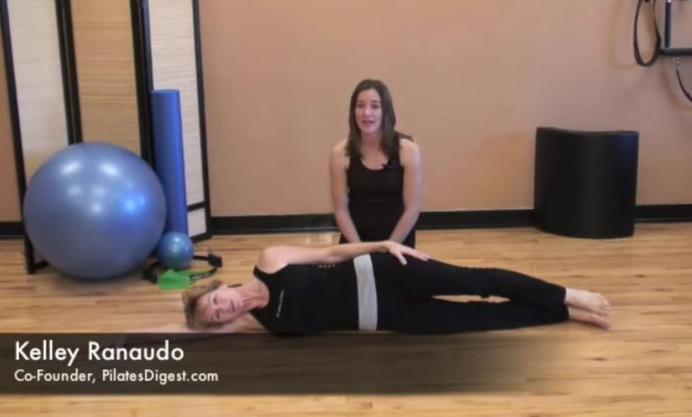 Pilates Lateral Flexion Side Leg Exercise Video - Pilates Digest