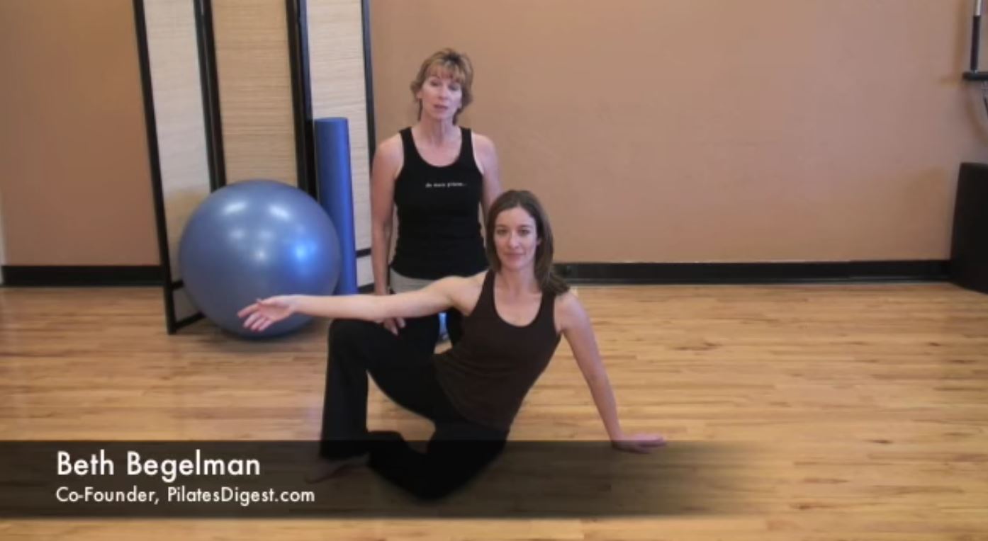 Pilates Side Bend Exercise Video - Pilates Digest